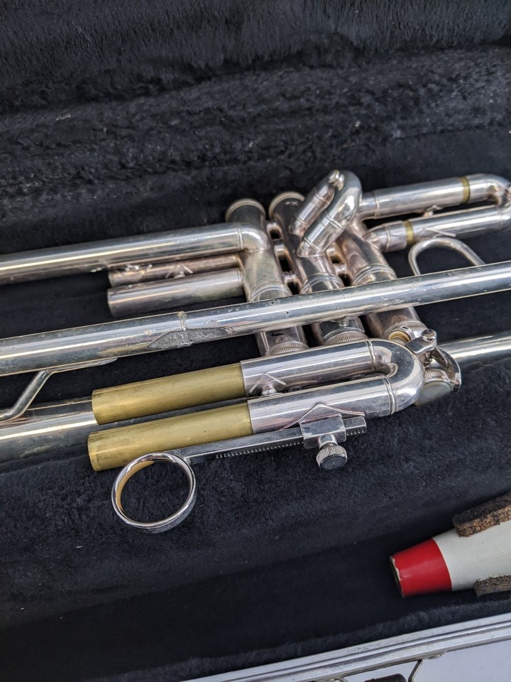 Bach TR200 Silver Trumpet with Hard Case | eBay