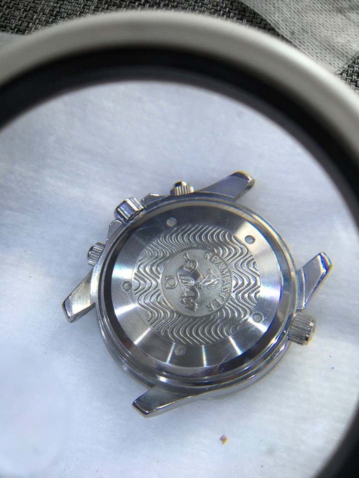 TWO VINTAGE AUTOMATIC WATCH HEADS ONE TICKING SPARE REPAIRS SEE ...