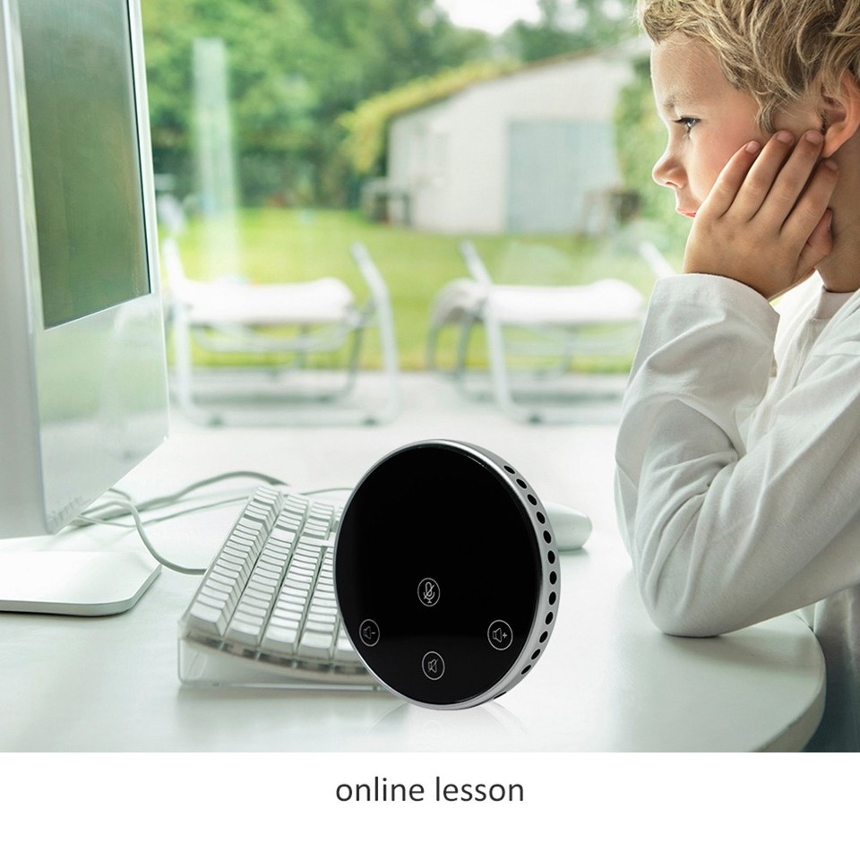 Conference Speaker Microphone USB Mic Desktop Omnidirectional Voice ...