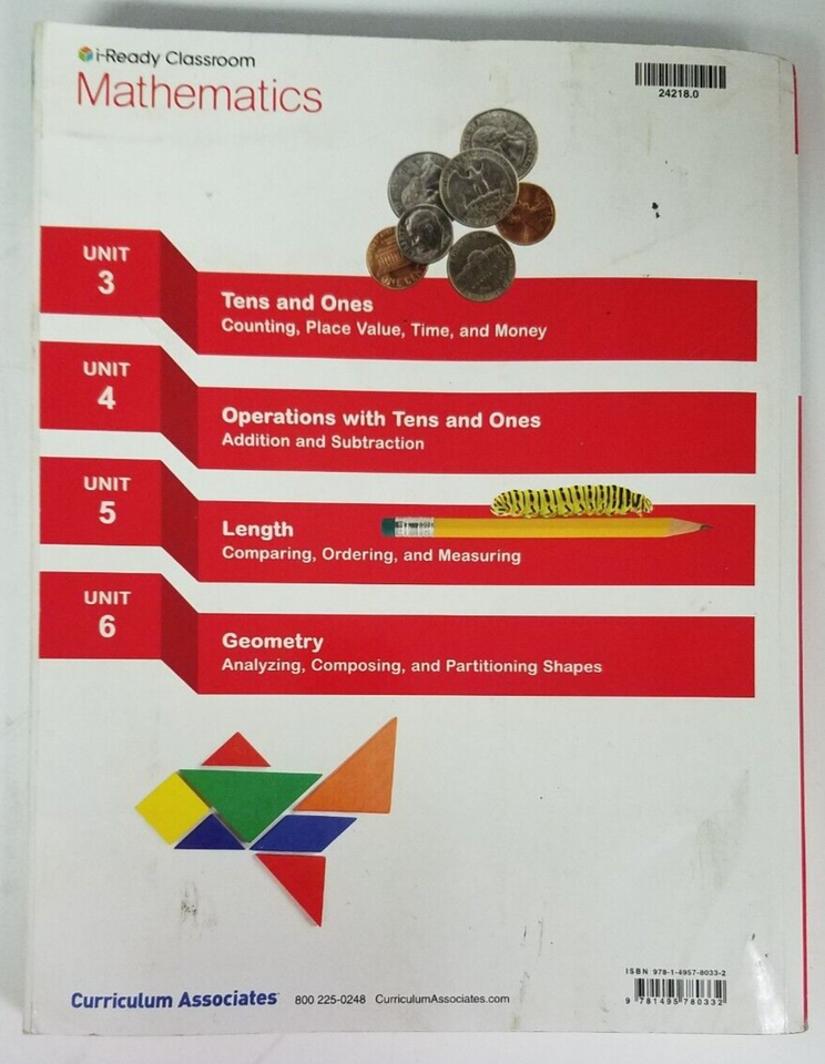 i-Ready Classroom Mathematics Grade 1 Volume 2 - No Writing | eBay