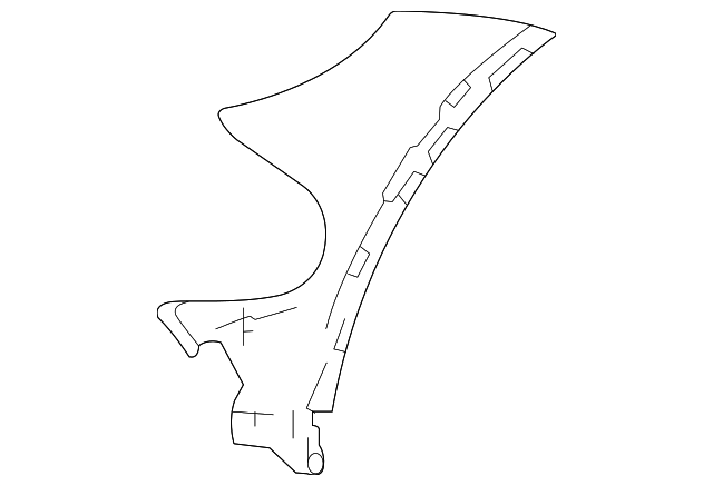 Mercedes-Benz 2538857702 Front Left Bumper Guide for sale online | eBay