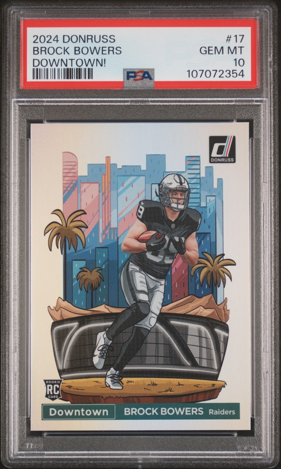 Brock Bowers 2024 Donruss #17 Downtown /(SSP) Price Guide - Sports Card ...