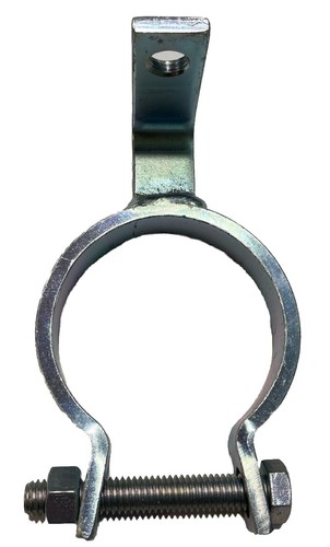 2.25" Pipe Hanger Mount Clamp Zinc Plated 3/8-16 Pinch Bolt Heavy Duty ...