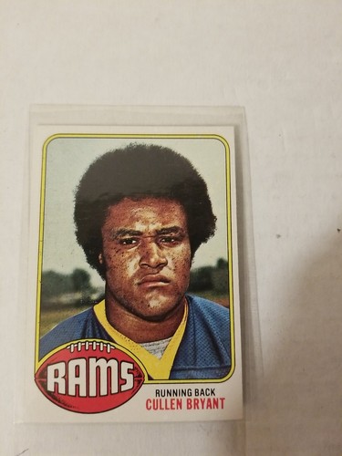 Cullen Bryant [Base] RC #373 Los Angeles Rams - 1976 Topps Football EX ...