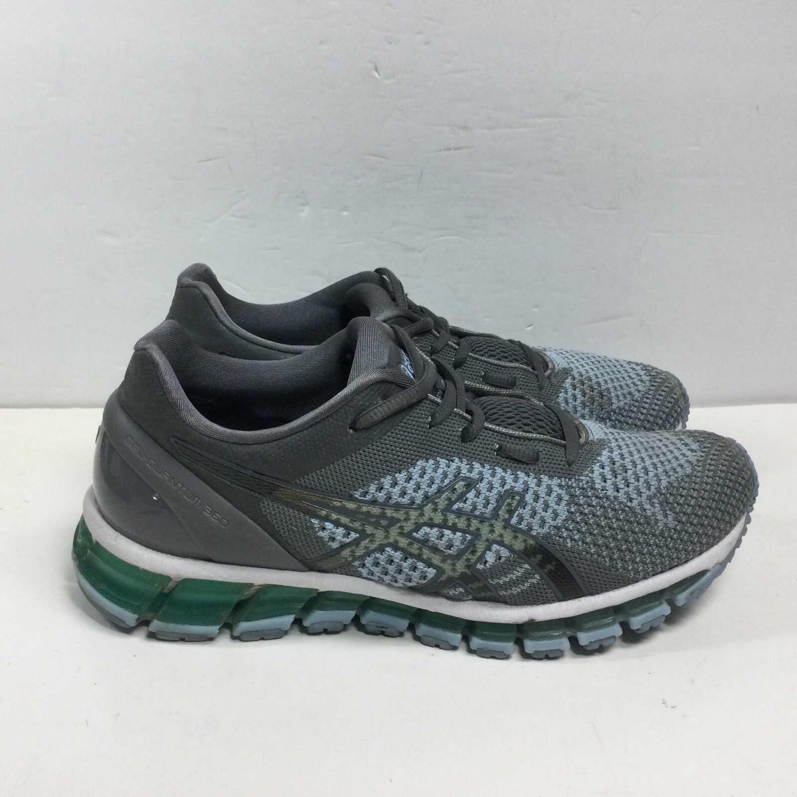 ASICS Gel Quantum 360 Running Shoes Womens Size 8 Gray Blue Athletic ...