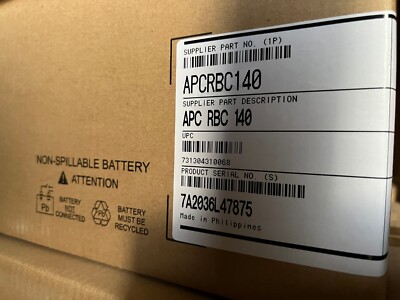 Genuine APC RBC140 Non-Spillable Replacement Battery Cartridge 2-pack ...
