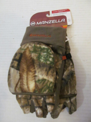Manzella Hunter Convertible Water Resistant Shell Glove/Mitten ...
