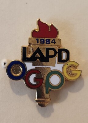 LAPD 1984 OLYMPICS POLICE LAPEL/HAT PIN | eBay