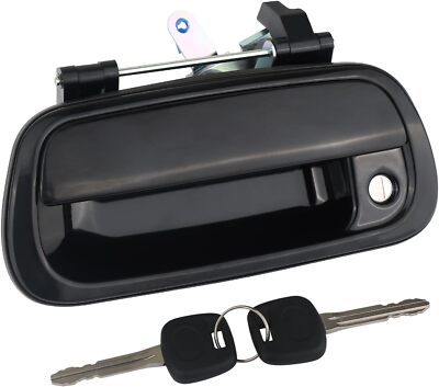 Tailgate Handle Liftgate Latch Handle with Key Lock Cylinder Smooth ...