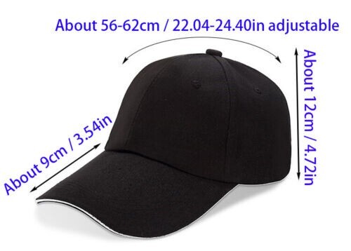 10 x Light Blue Sublimation Blank Advertisement Caps Polyester Cap Hats ...