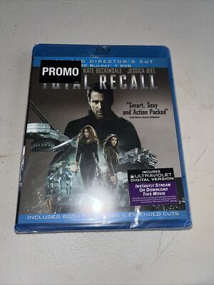 Total Recall [Blu-ray] DVD New Sealed Promo Director’s And Theatrical ...