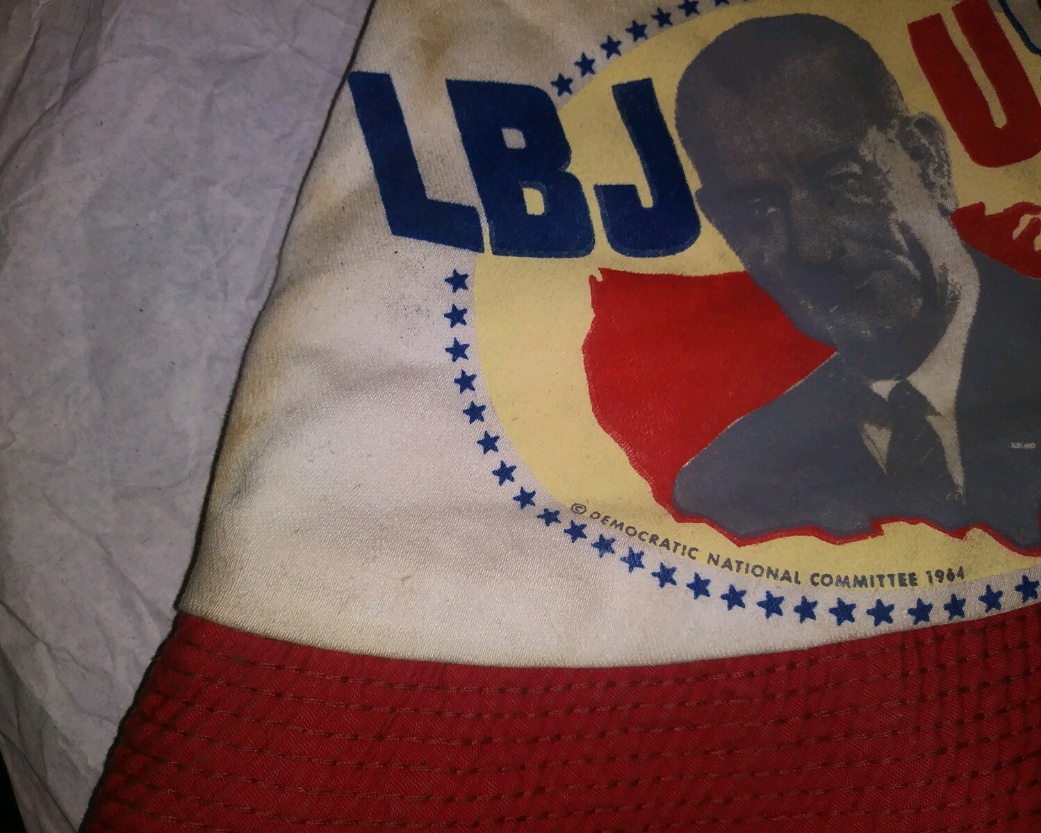 "LBJ USA" presidential campaign hat, 1964 | eBay