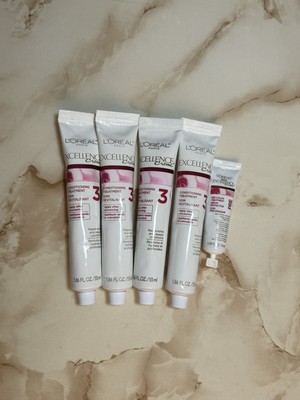 4 Loreal Paris Excellence Creme Conditioning Hair Treatment Plus Serum ...