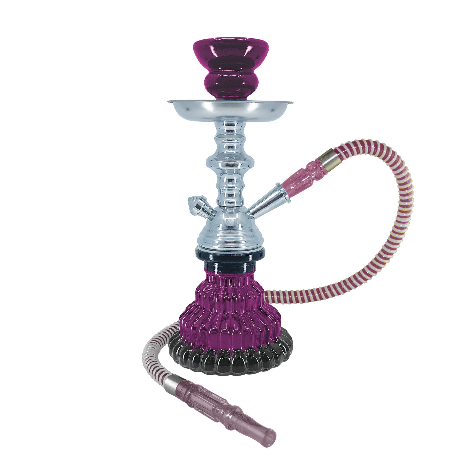 10" Purple 1 Hose Hookah Set - Sparta by Premium Hookah - FAST SHIPPING ...
