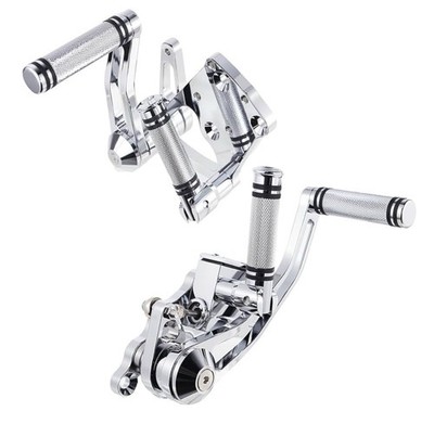 BILLET ALUMINUM CHROME FORWARD CONTROL KITS FOR HARLEY SOFTAIL Heritage ...