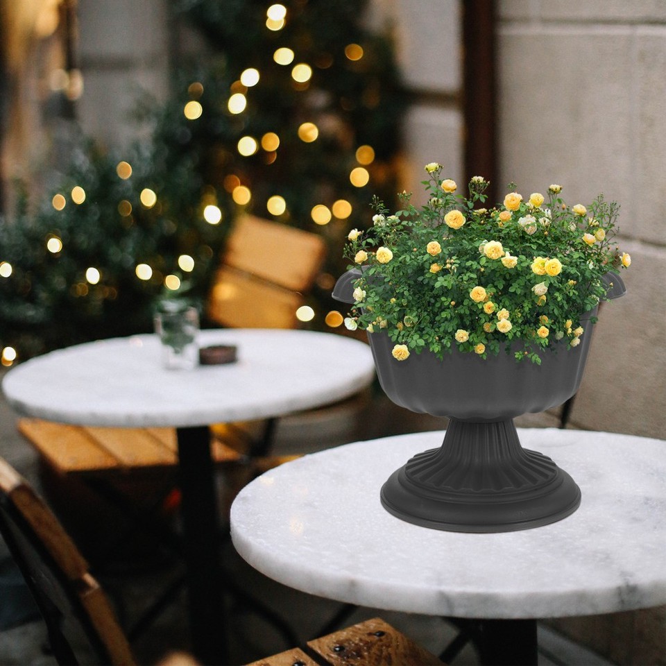 Roman Column Flower Pot Tall Urn Planter for Garden Decorative Pots ...