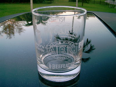 ABC FINE WINES MULTI- BRAND LOGOS 4.25" WHISKEY GLASS REPLACEMENT ...