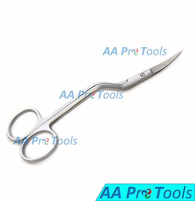 6" Pro BENT HANDLE Curved Embroidery Scissors Sewing | eBay