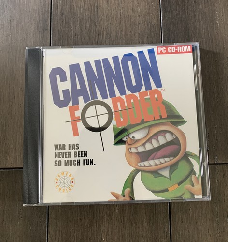 Cannon Fodder PC CD-ROM Sensible Software 1994 original classic game ...