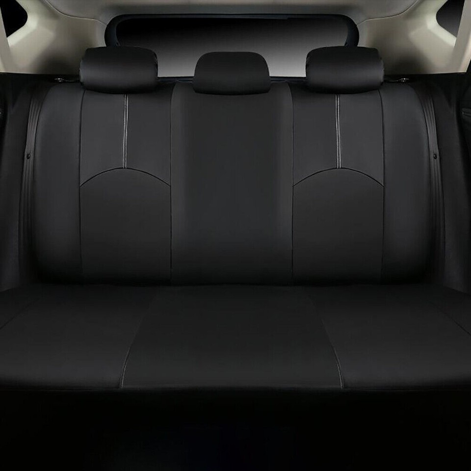 3 Row 7 Seats 2 Row 5-Seats Car Seat Covers Protect SUV Van Full Set PU ...