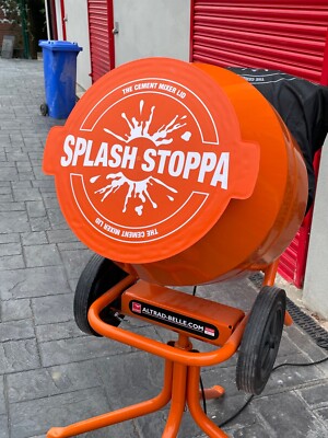 cement mixer lid cap cover Splashstoppa Splash Stoppa Stopper mixer ...