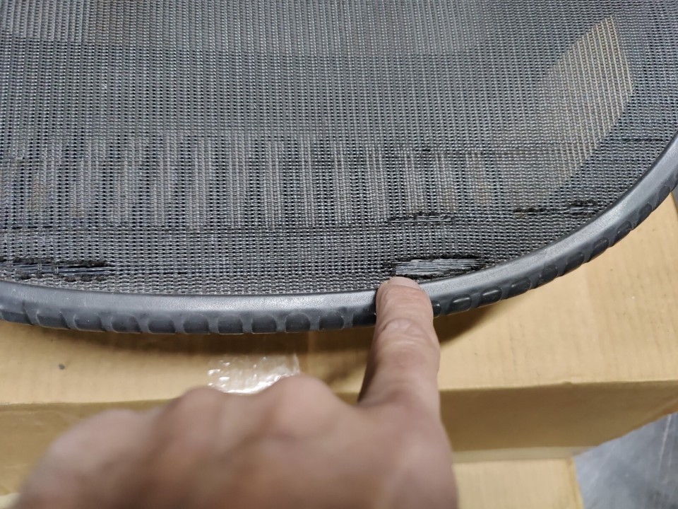 Used Herman Miller Mirra 2 Chair Seat pan OEM Grey mesh graphite flex ...