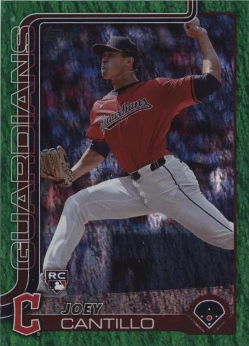 2025 Topps Series 1 - Joey Cantillo #318 Green Holofoil /99 (RC) for sale online | eBay