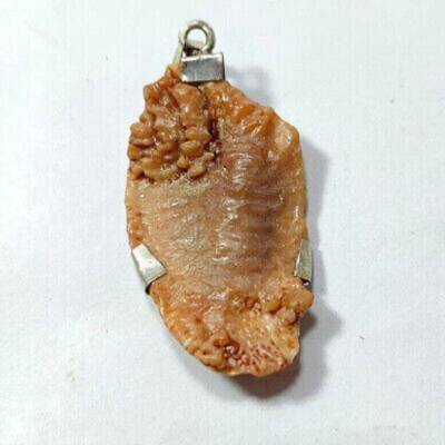 Indian Traditional Original Shukra Mani Stone In Pure Silver Locket 5 ...