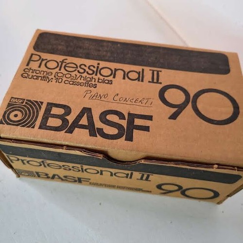 BASF 90 Professional II Cassette Tape Chrome Box of 10 Used #3 | eBay