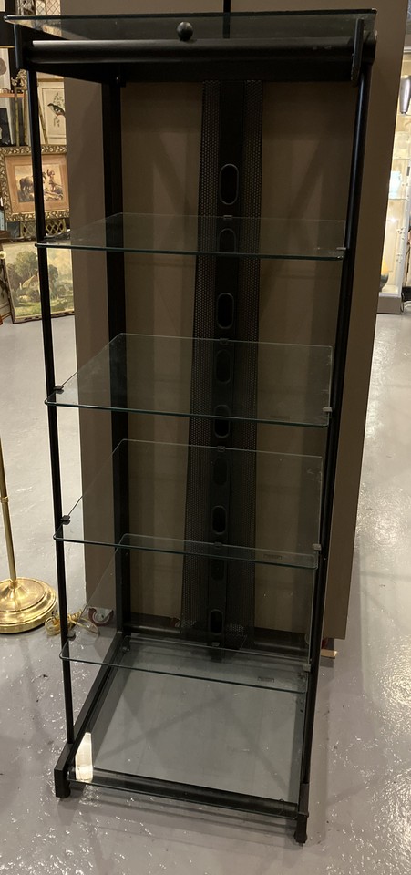 Bell'OGGETTI Vintage Stereo 5 Ft Height Stand Tempered Glass Made In ...