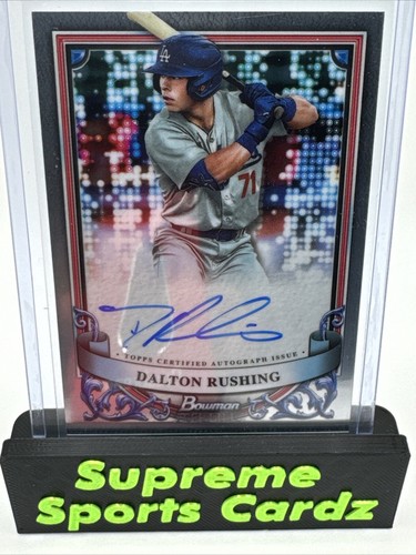 2024 Bowman Sterling Dalton Rushing Prospect Auto Autograph #PA-DR ...