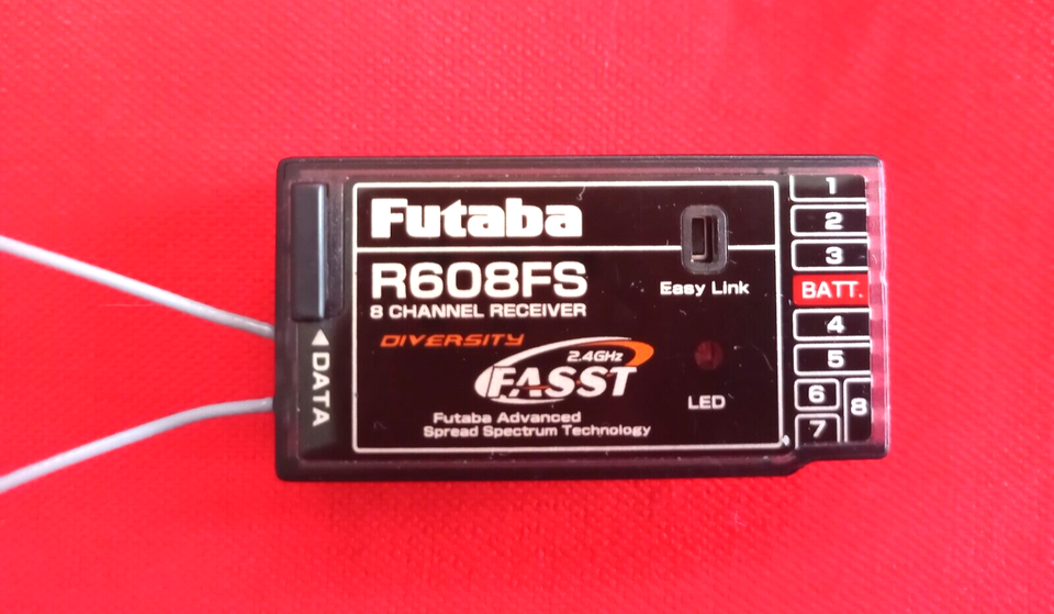 Futaba R608FS 8 Channel 2.4 FASST Receiver Used | eBay