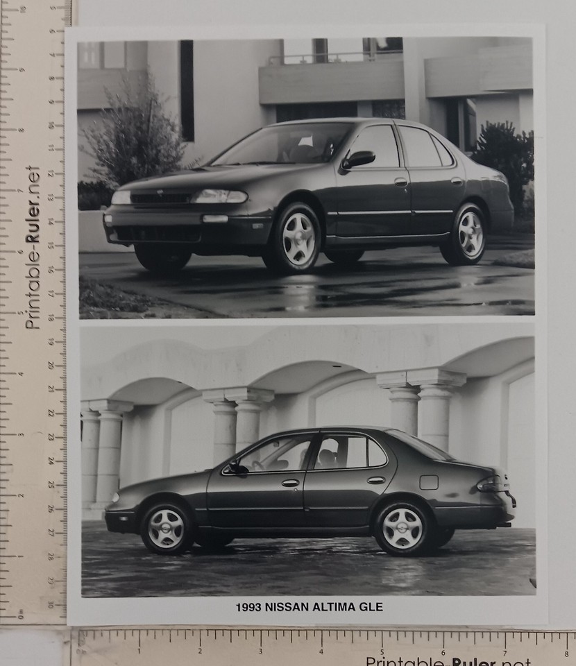 1993 Nissan Altima GLE Sedan Car Four Door Auto Vintage Promo Photo | eBay