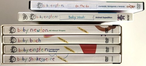 Baby Einstein Volume 1, Boxed Set of 4 DVD Videos, + 2 Extra DVDs, USED ...