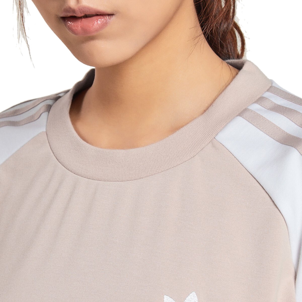 adidas Originals Women's 3 Stripe Raglan Dress Casual Street - Beige | eBay