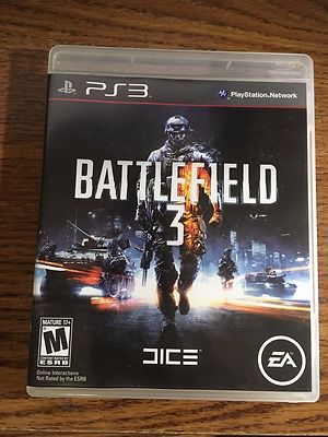 BATTLEFIELD 3 - Playstation 3 VIDEO Game PS3 COMPLETE DISC CASE ...