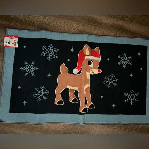 Rudolph The Red-Nosed Reindeer Accent Rug | eBay