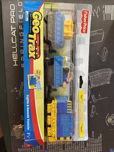 Fisher-Price GEOTRAX Ox & Jed Figure & Train Set L5907 2007 27084511055 ...