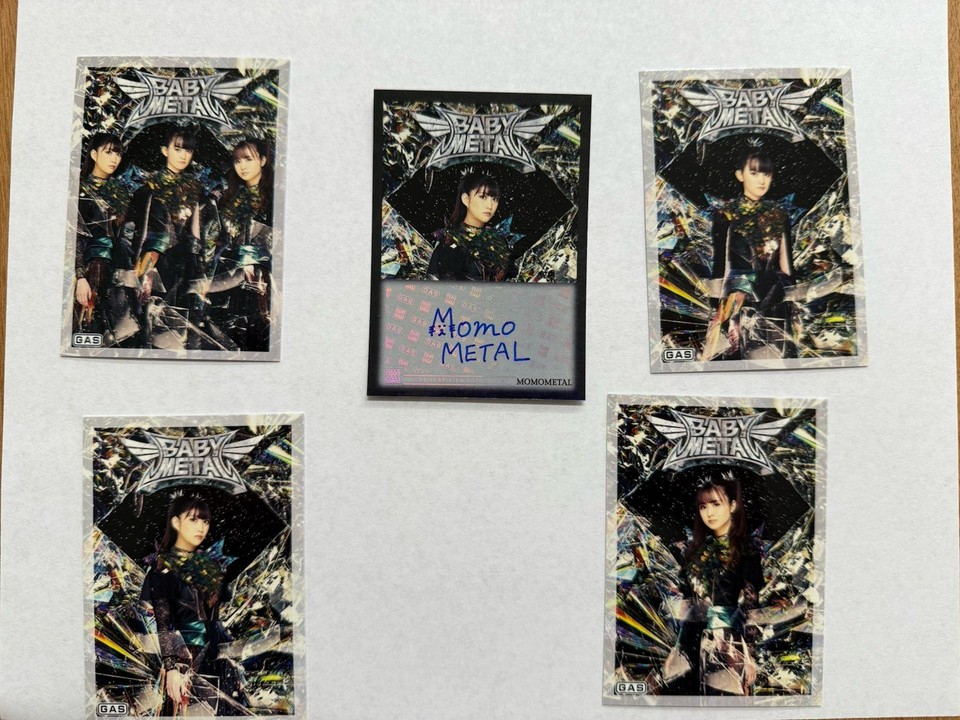 BABYMETAL x GAS Metal Fourth COMPLEX MOMO-METAL Auto Autograph Signed ...