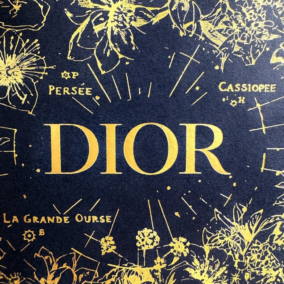 Christian Dior Novelty Notebook Journals Book Navy Gold w/Box #A448 | eBay