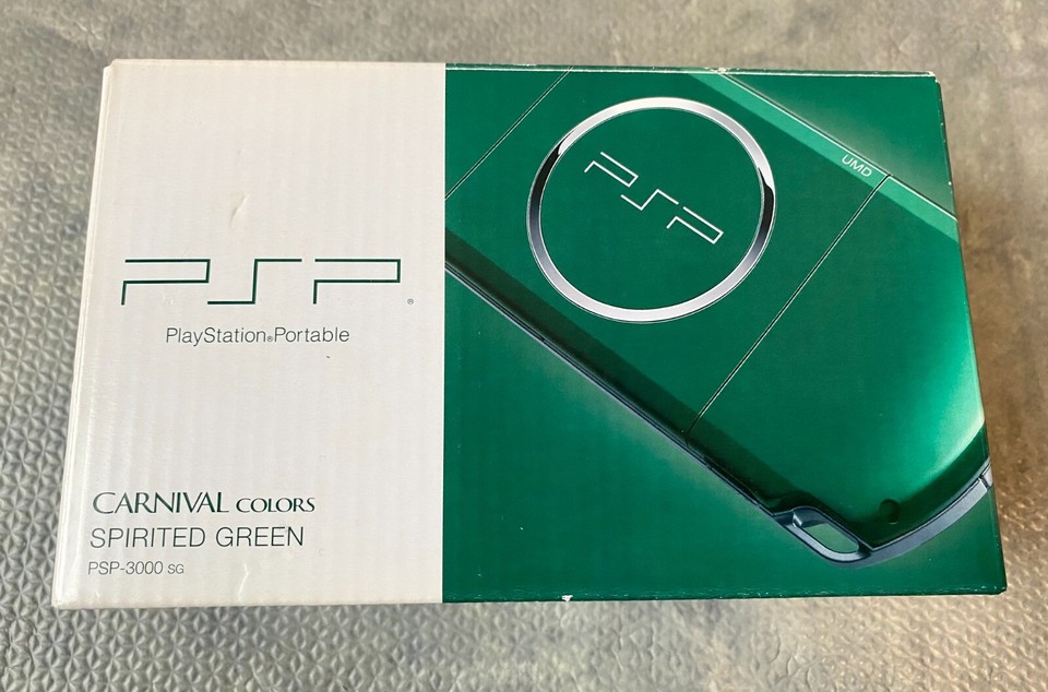 SONY PSP Playstation Portable Spirited Green PSP-3000SG Japan Exc | eBay