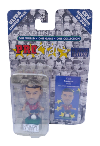 CORINTHIAN PROSTARS FIGURE - LUIS ENRIQUE - SPAIN - PLATINUM EDITION ...