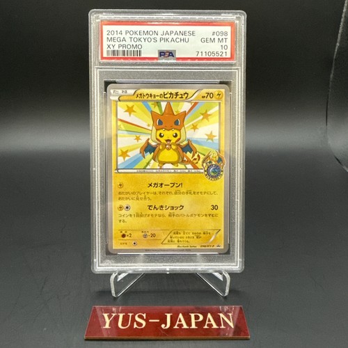PSA 10 Pokemon Card Mega Tokyo's Pikachu XY Promo #098 Gem Mint ...