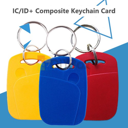 5pcs 125Khz 13.56Mhz TK4100 ID & FM1108 IC Dual Chip RFID NFC Keytag Key Fob | eBay
