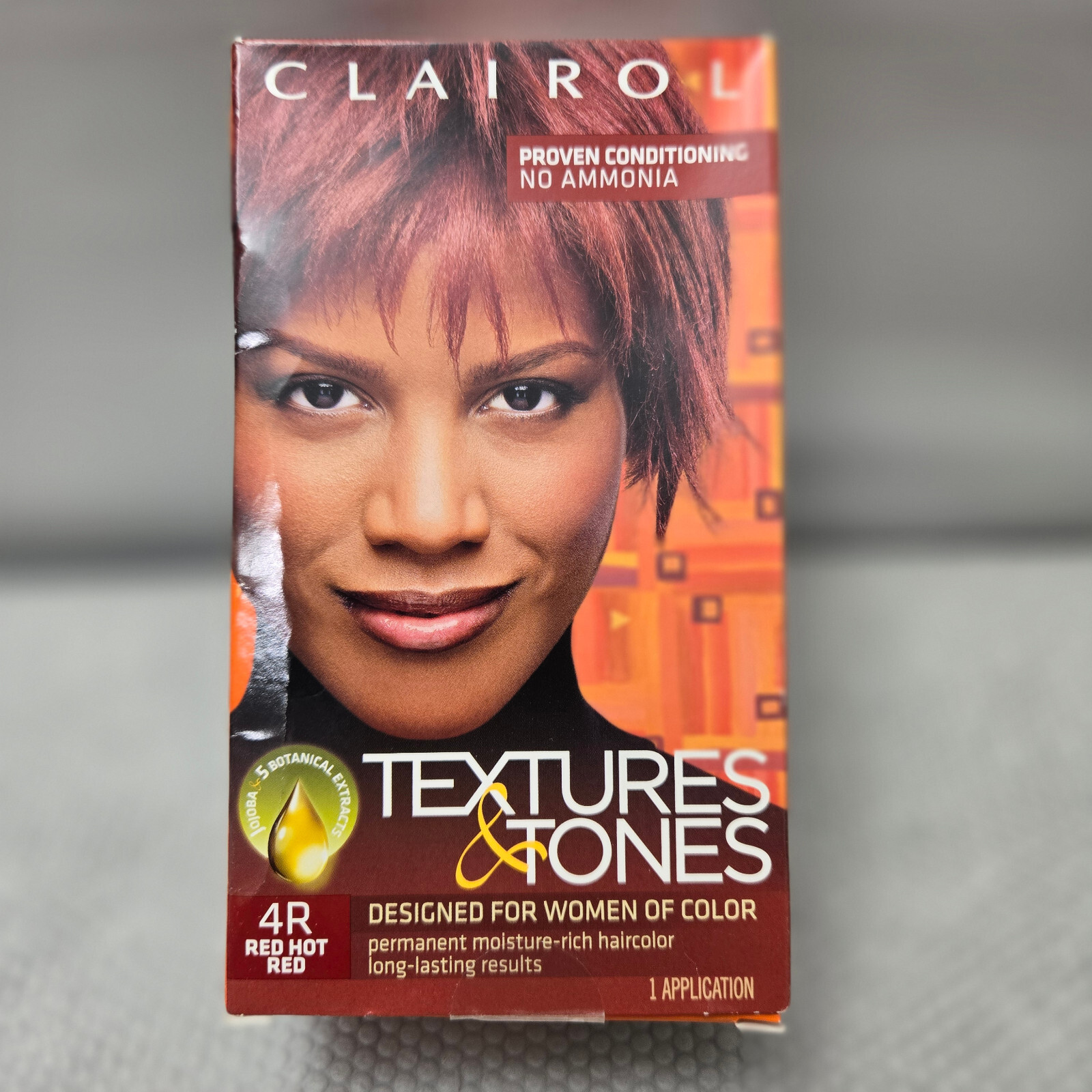 Clairol Textures & Tones Permanent Hair Color 4R Red Hot Red ...