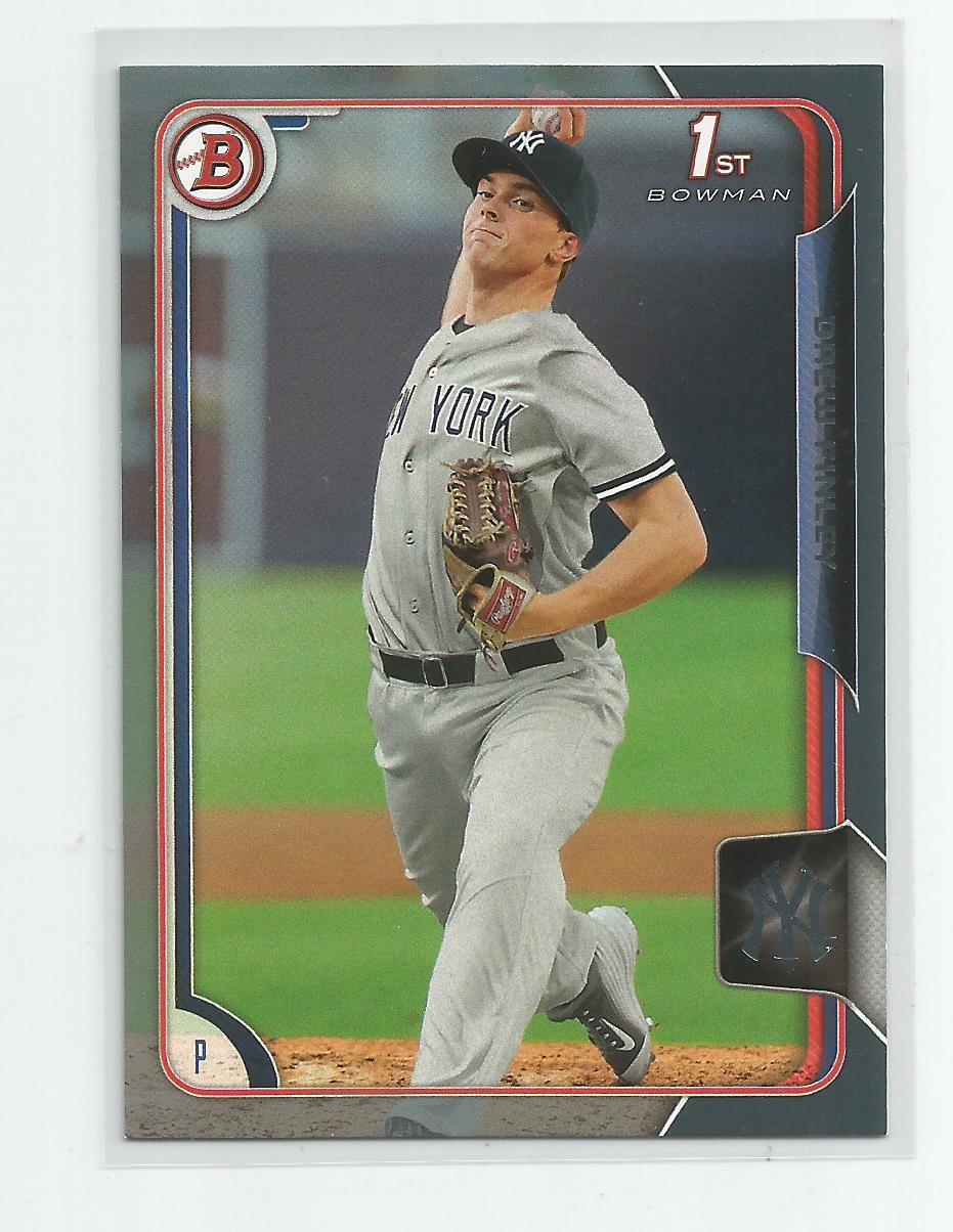 2015 Bowman Draft DREW FINLEY Silver 474/499 | eBay