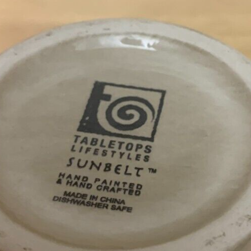 2 Dinner Plate Sunbelt Tabletops Lifestyles Unlimited Sun Flower ...
