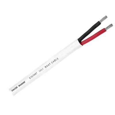 Pacer Duplex 2 Conductor Cable - 250' - 16/2 AWG - Round Cable - Red ...