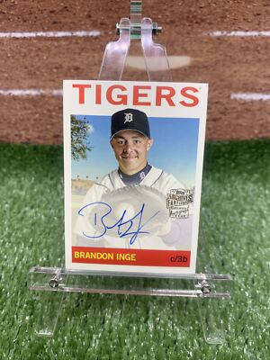 BRANDON INGE 2023 Topps Archives AUTO 1964 Fan Favorites #64FF-BI ...