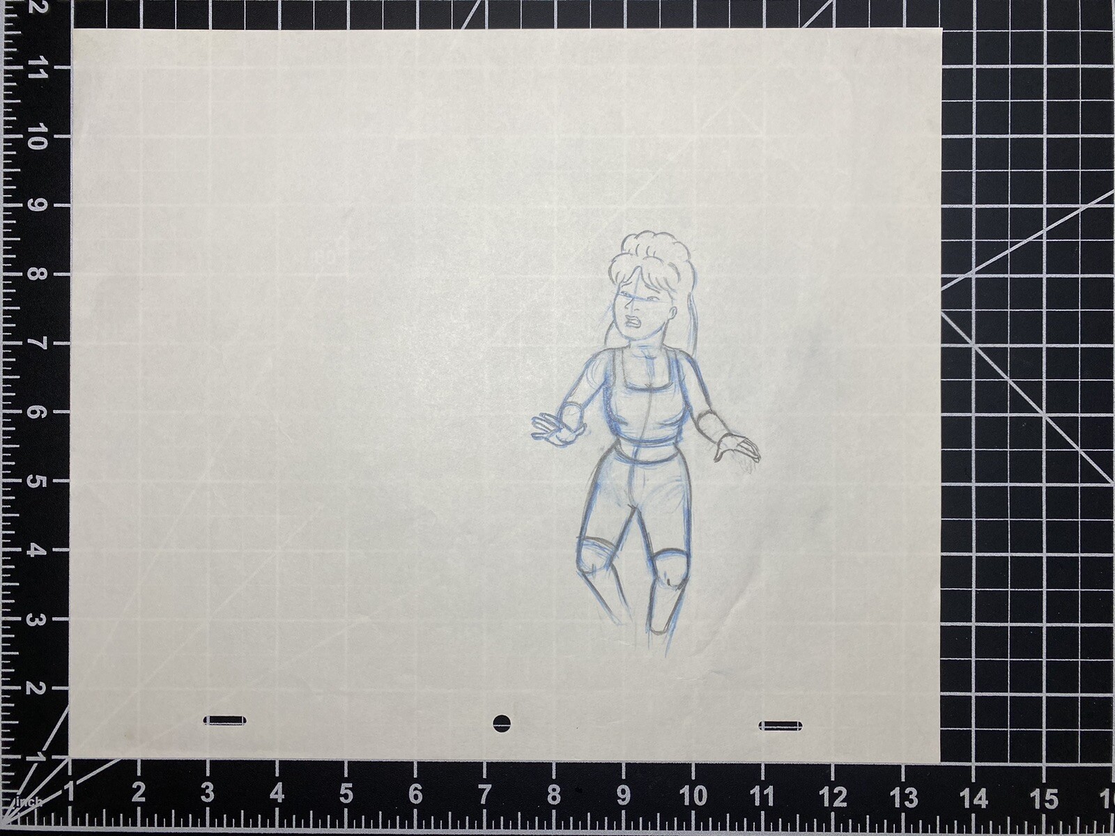 King OF The Hill Production Art - Luanne character layout drawing | eBay